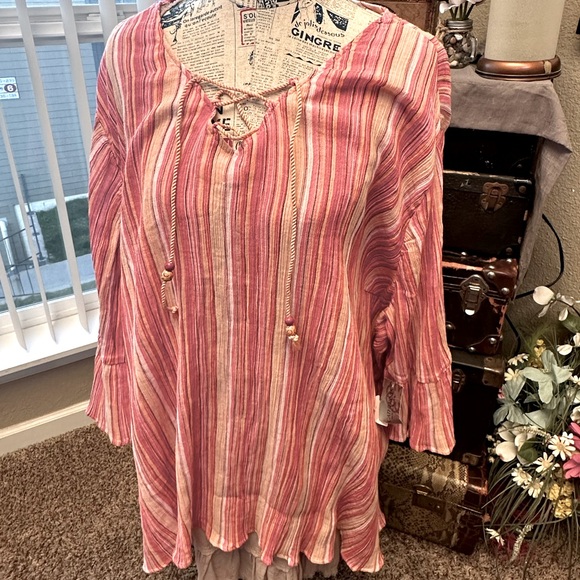 Catherines | Tops | Nwtcatherines Plus Size 3x Long Sleeve Boho Top ...